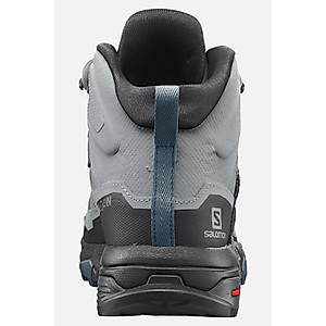 Salomon X Ultra 4 Mid GTX Hiking Boots Womens Sz 7.5 Quarry/Black/Legion Blue