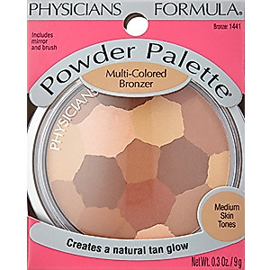 Physicians Formula Powder Palette Multi-Colored Bronzer Bronzer, Dermatologist Tested, Clinicially Tested