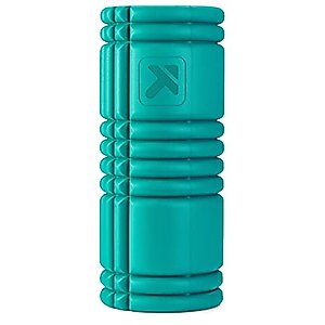 TriggerPoint Grid Patented Multi-Density Foam Massage Roller for Exercise, Deep Tissue and Muscle Recovery - Relieves Muscle Pain & Tightness, Improves Mobility & Circulation (13"), Teal