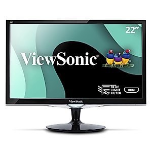 ViewSonic VX2252MH 22in 2ms 1080p Gaming Monitor HDMI, DVI, VGA (Renewed)