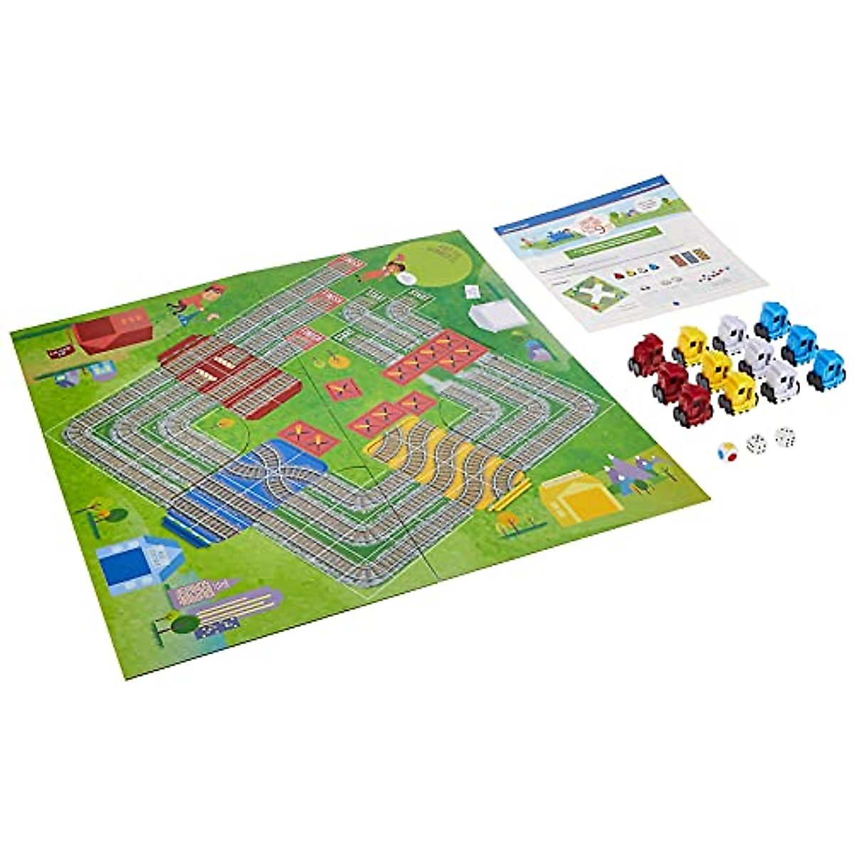 AMIGO Engine Engine No. 9 Kids Board Game with 12 Toy Trains