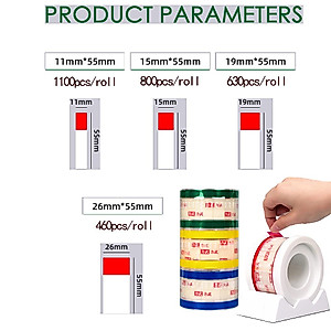 LIWUTE Disposable Sealing Stickers Portable Easy to Tear Paste Sealing Tape Take-Out Drinkware Seals Cake Box Shopping Bag Sealing Tape with The Base (Yellow)