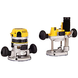 DEWALT Router, Fixed/Plunge Base Combo Kit, 11-Amp, 1-3/4 HP, (DW616PK)