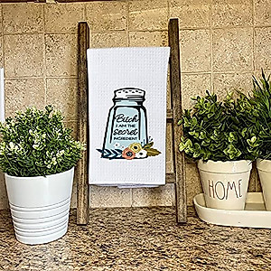 Funny Inappropriate Kitchen Towels Bitch I am The Secret Ingredient Cute Housewarming Gift Novelty Dish Towel (Secret Ingredient)