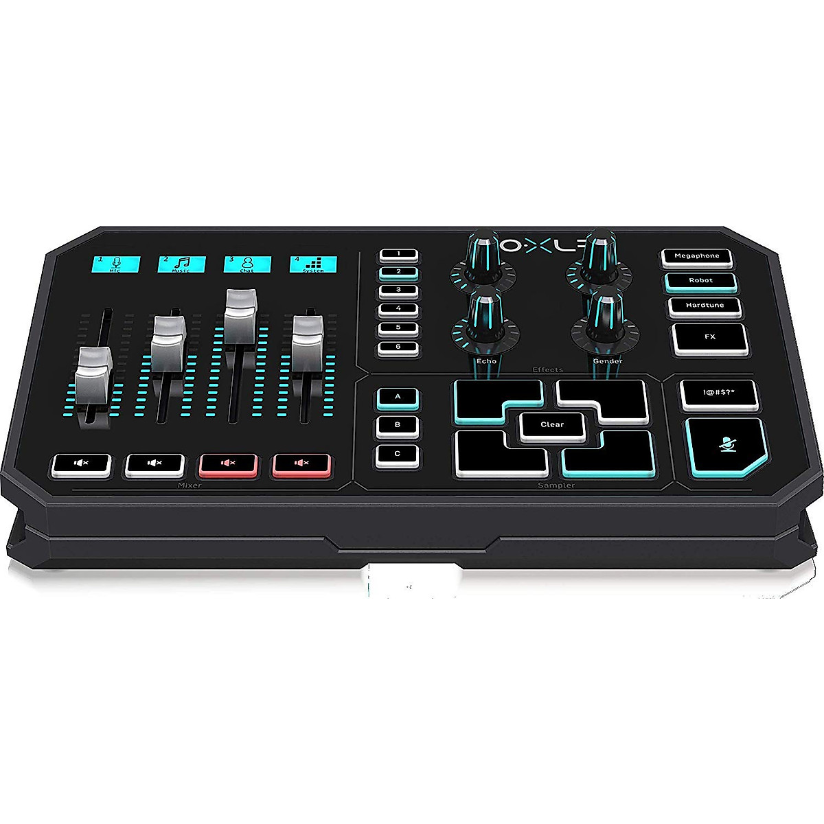 TC-Helicon GoXLR Revolutionary Online Broadcaster Platform with 4-Channel Mixer, Motorized Faders, Sound Board and Vocal Effects, Officially Supported on Windows