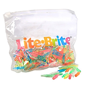 Lite Brite Ultimate Value Retro Toy, 12 Seasonal Templates, Peg Pouch, Amazon Exclusive, Light up Creative Activity Toy, Educational Stem, Gift for Girls and Boys, Ages 4+