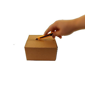 20x Bulk Small Neon Orange Utility Knife Box Cutters Snap Off Blade 9MM Blade