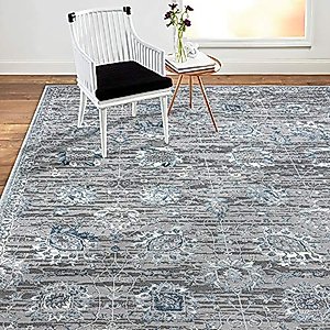 Home Dynamix Skyler Elise Area Rug, 7'8"x10'1" Rectangle, Gray