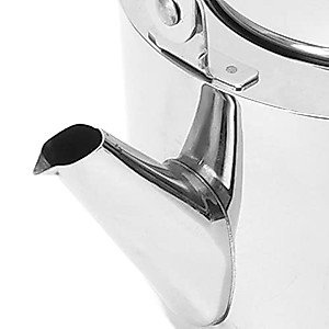 L Steel Tea Kettle With Strainer Thickened Metal Whistling Teapot With Ergonomic Handle For All Stovetop Small, 1L L Steel Tea Kettle (Medium, 1.3L)