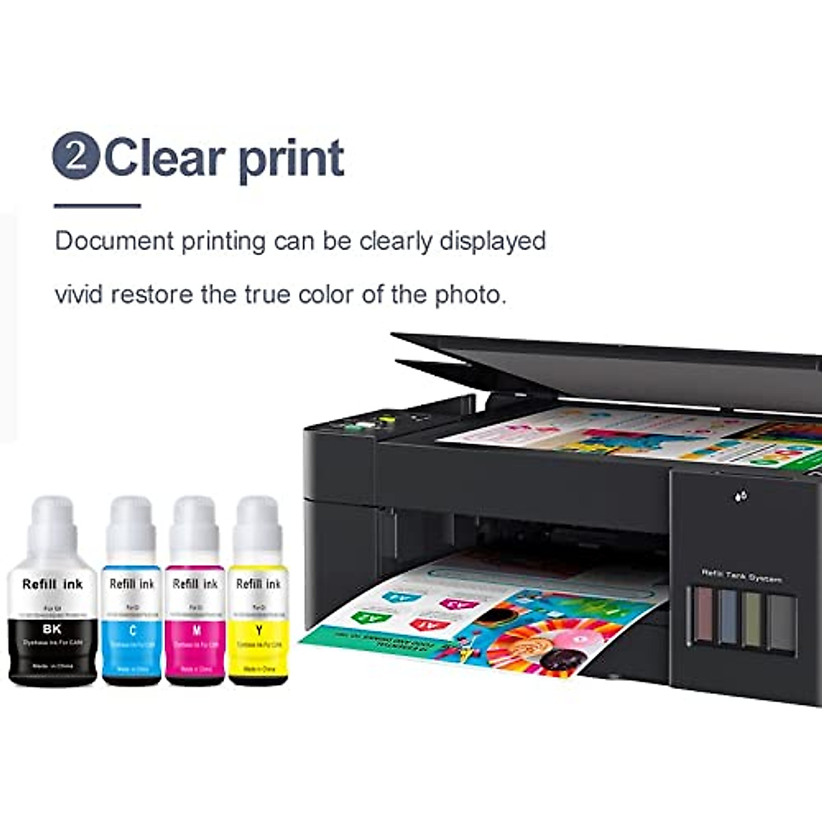 Primer Ink Compatible Canon GI-20 GI20 Refill Ink Kit for Canon PIXMA G5020 G6020 G7020 MegaTank Printers, 4-Pack Cyan