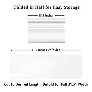 Yotelab Cellophane Wrap Roll,Cellophane Roll,31.5in x 100ft Clear Plastic Wrapping Paper To Wrap Gift Baskets