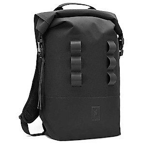 Chrome Industries Urban Ex 2.0 Rolltop Backpack - 15" Laptop Bag, Waterproof, 20 Liter, Black