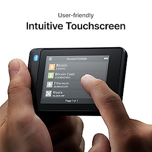SecuX W20 Crypto Wallet with Intuitive Touchscreen, Hardware Wallet with Bluetooth, Easy to Manage Bitcoin, Ethereum, NFTs, Tokens, and Cryptocurrency with Military-Grade Security Features