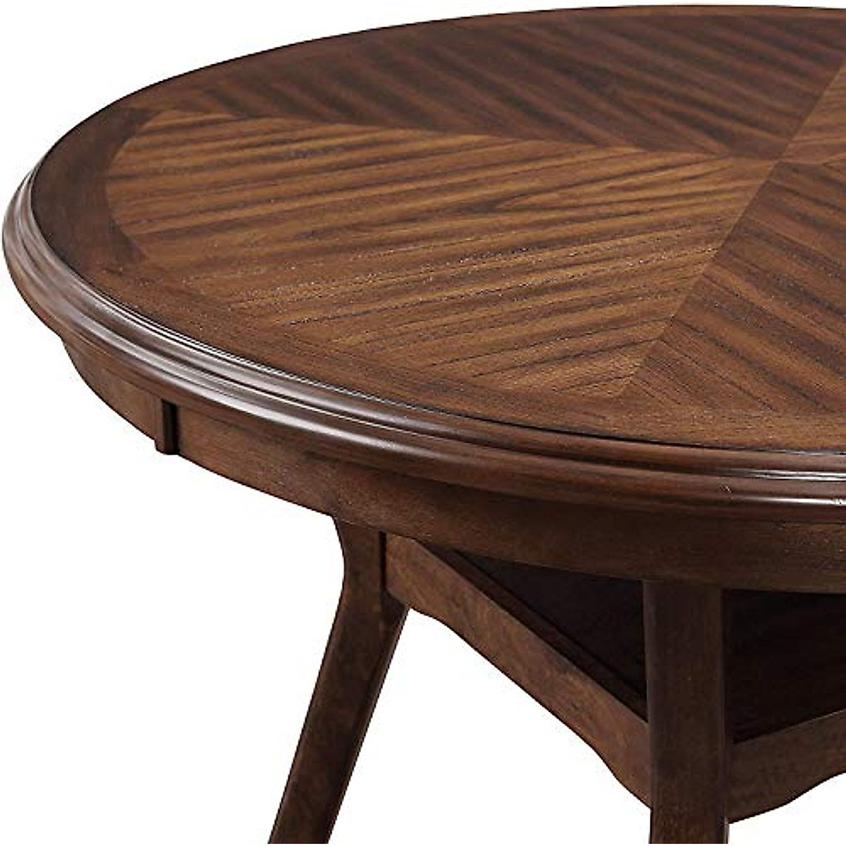 New Classic Furniture Amy 5-Piece Dining Table Set, Brown Cherry