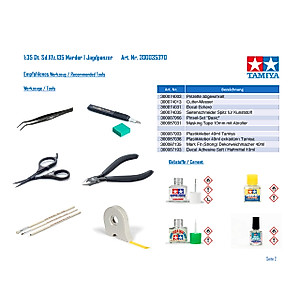 Tamiya 35370-000 1:35 German Sd.Kfz.135 Marten I Hunting Tank, Highly Model, Plastic Kit for Assembly, Detailed Replica, Unpainted, Brown