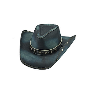 Better Than Yesterday Blue Denim Western Hat Extra Large