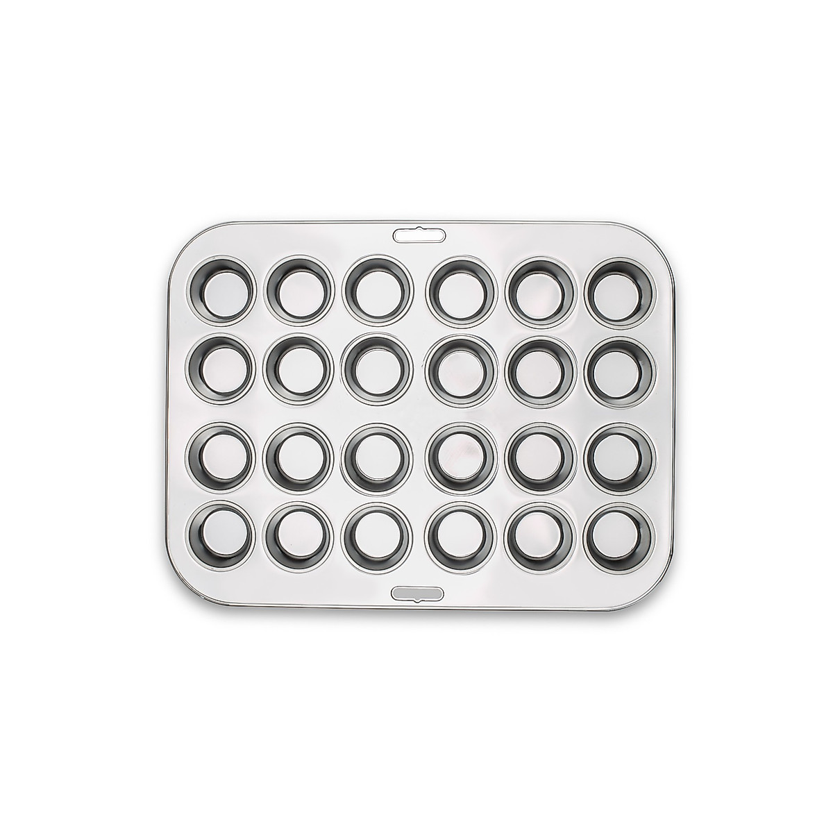 Fox Run Mini Muffin Pan, 24 Cup, Stainless Steel