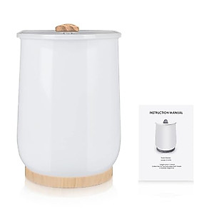 2024 Upgrade Towel Warmers Timer Function Auto Shut Off 20L Large Capacity Hot Towel Warmers Bucket Portable for Bathroom, Ideal Gift for Valentine's Day, White