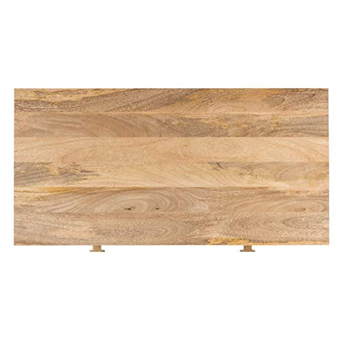 Safavieh Home Office Lily Modern Natural and Brass 2-drawer Desk