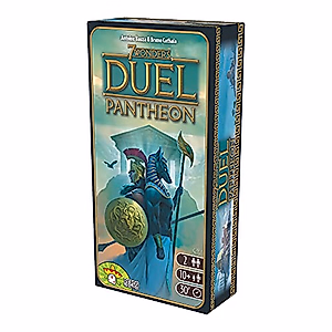 7 Wonders Duel Pantheon Board Game EXPANSION | 2 Player Game | Strategy Board Game | Civilization Board Game for Game Night | Board Game for Couples | Ages 10+ | Made by Repos Production