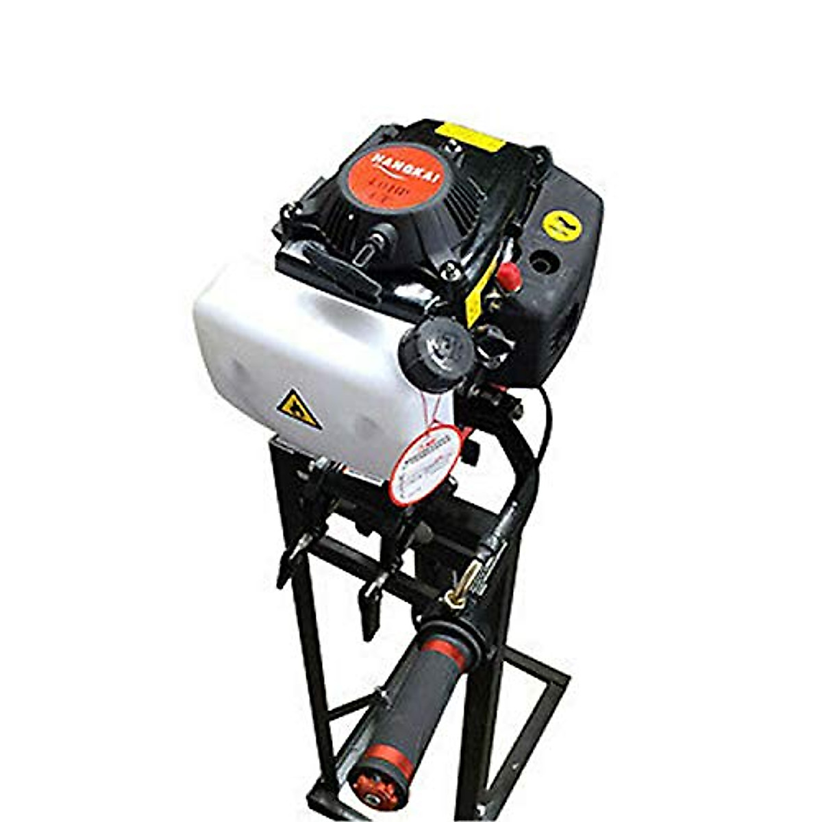 4HP 4 Stroke Outboard Motor Boat Engine 52CC Aluminum Heavy Duty Boat Motor with Air Cooling System Fishing Boat Engine (4HP-4 Stroke)