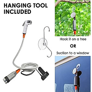 Electric Portable Bidet Handheld Battery,Bidet Handheld Water Sprayer Portable Rechargeable Battery Powered (Bidet+Shower)