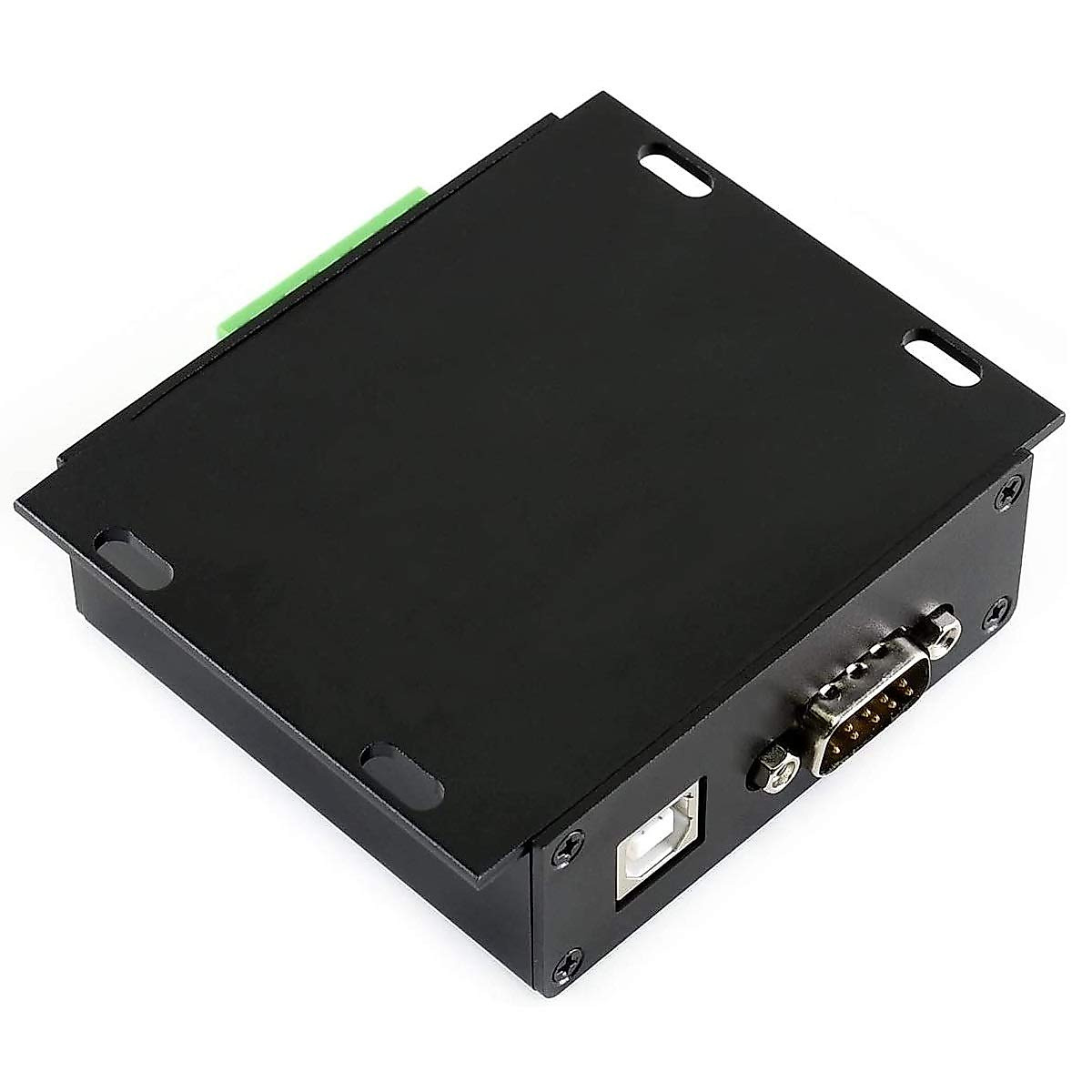 waveshare USB to RS232 / RS485 / TTL (UART) Industrial Isolated Converter with Original FT232RL Inside Aluminium Alloy Enclosure Power/ADI Magnetical Isolation,TVS Diode