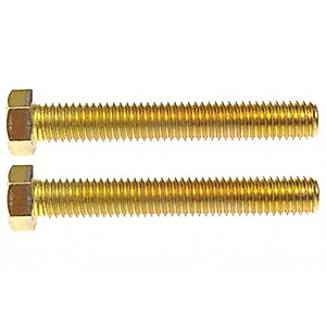 Hex Bolt | 2 Pieces | Grade 8 | 7/16 Inches-14 X 3 Inches | Yellow Zinc | Steel