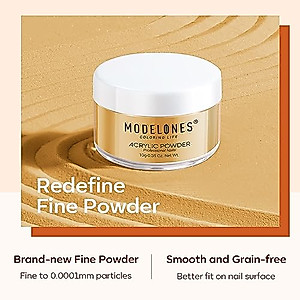 modelones Acrylic Powder Set - 12 Colors Fall Winter Acrylic Powder for Nails Set Professional Colored Acrylic Nail Powder Glitter Red Gold Orange Acrylic Polymer Powder Halloween Thanksgiving Gifts