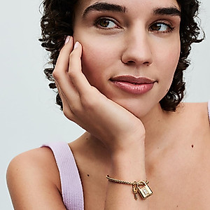 Pandora Four-leaf Clover Friendship Double Dangle Charm - Compatible Moments Bracelets - Jewelry for Women - Gift for Women - Made with Sterling Silver, Cubic Zirconia & Enamel