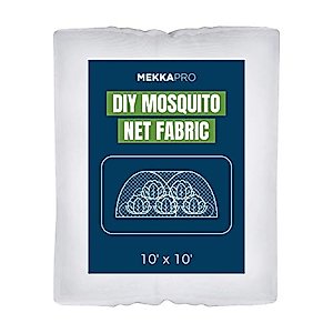 MEKKAPRO Large Mosquito Bug Screen Netting, 10ft x 10ft, Garden Netting for Vegetables, Flowers, Fruits, Plants Barrier Insect Bird