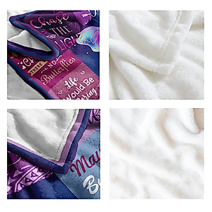 Loxezom Butterfly Gifts for Women Teen Girls, Butterfly Decor, Butterflies Gifts for Women, Butterfly Blanket Unique, Best Gifts for Butterfly Lovers, Butterfly Memorial Gifts Throw Blanket 60" x 50"