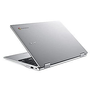 Acer Spin 311-2H 11.6" 2-in-1 Touchscreen Chromebook (Intel 4-Core Celeron N4000, 64GB eMMC, 4GB RAM, Stylus, Webcam, IPS) Flip Convertible Home & Education Laptop, IST Computers Pen, Chrome OS