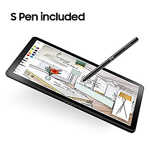 Samsung Galaxy Tab S4 10.5 inches (S Pen Included) 64GB, Wi-Fi Tablet - Black (Renewed)