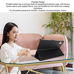 DAUERHAFT 10.1 Inch Tablet, 8 Core CPU 5G WiFi Tablet 12 8MP 16MP 4G Network for Business (US Plug)