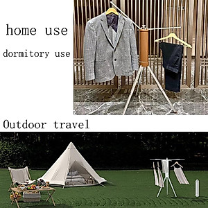 SUMECH Large Drying Rack Clothes Racks Drying Foldable Outdoor Camping Equipment Home Accessories Dormitory Pole Clothes Hanger Floor