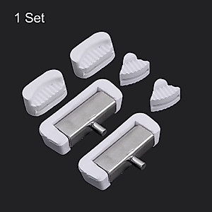 HARFINGTON Rubber and Metal Table Hinge Set for Industrial Sewing Machine Art Craft Supplies Accessories