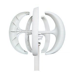 Wind Turbine Generator Home 3000W Vertical Axis Wind Turbine Generator 3KW 12V 24V 48V with MPPT Controller Small Low Noise Windmill for Streetlights With Mppt Controller For Home Use ( Color : White
