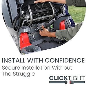 Britax Grow with You ClickTight Plus Harness-2-Booster Car Seat, 2-in-1 High Back Booster, SafeWash Cover, Blue Ombre