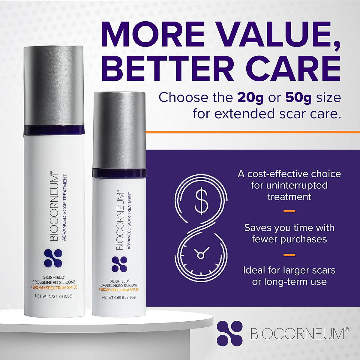 Advanced Scar Treatment with Silishield® & SPF 30 20g – Made in The USA, Fast-Drying, Water-Resistant Silicone Scar Gel - Surgeon Recommended for New & Old Scars - Suitable for Children Over 6 Months