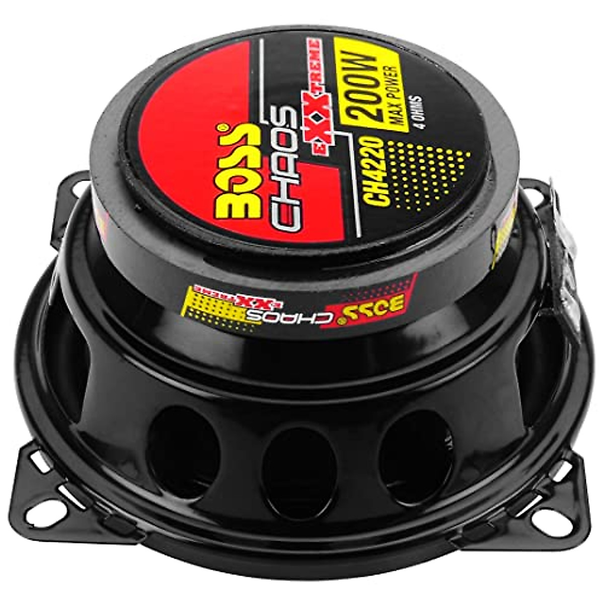 BOSS Audio Systems CH4220 Car Speakers - 200 Watts of Power Per Pair and 100 Watts Each, 4 Inch, Full Range, 2 Way, Sold in Pairs, Easy Mounting