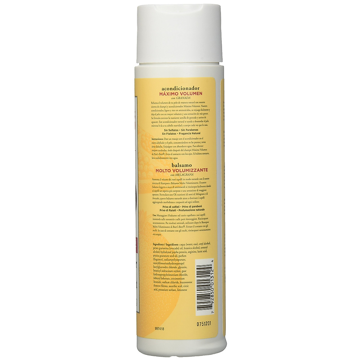 BURTS BEES Pomegranate Conditioner, 295 ML