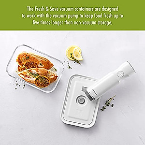 ZWILLING Fresh & Save 2-pc Large Glass Airtight Food Storage Container, Meal Prep Container