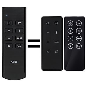 Upgraded Bluetooth Remote Control Compatible with Bose Solo 5 10 15 Series ii TV Sound System 732522-1110 418775 TV Soundbar System, for Bose Solo Series II TV Speaker Remote