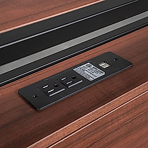 SOFTSEA Queen Size Metal Platform Bed Frame with Trundle, Metal Bed Frame with USB Ports, Queen Trundle Bed with Storage Headboard Metal Panel Bed with Shelf for Bedroom Guestroom, Black