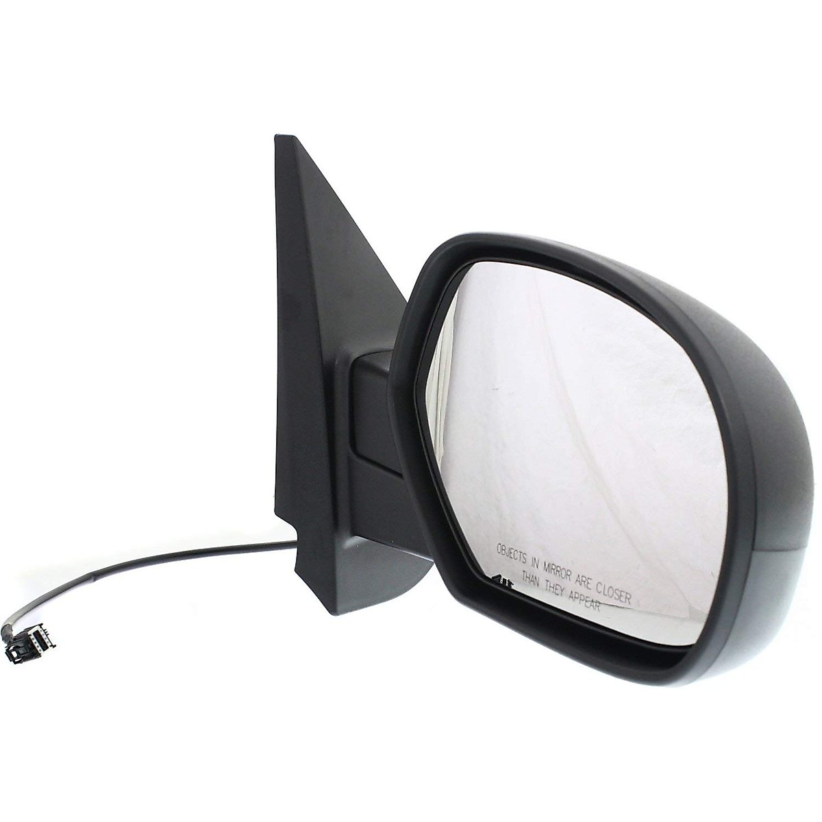 Kool Vue Left & Right Power Heated Mirrors Compatible With Chevrolet Silverado 1500 2007-2013 Manual Fold w/o Signal Light, Blind Spot, Memory, Puddle Lamp & Auto-Dimming Textured Crew Cab, New Body