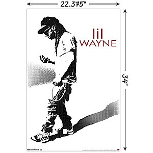 Trends International Lil Wayne - Hustle Wall Poster, 22.375" x 34", Unframed Version
