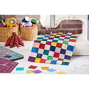 Wool Pressing Mat for Quilting - 100% New Zealand Wool Ironing Mat for Quilters, Mat for Table Top Crafts, Bonus Bag, Cutting Mat, Silicone Iron Rest & Sewing Tools - 13.5x17 Wool Mat for Ironing