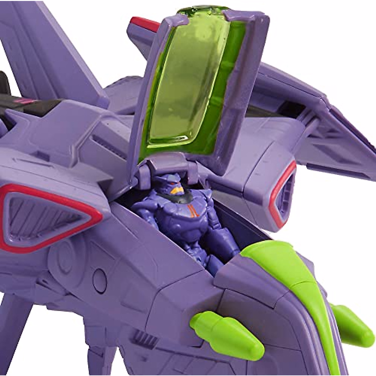 Mattel Lightyear Toys Hyperspeed Series Zurg Fighter Ship 9.25 Inches Long Authentic Detail, with Zurg Figure 2.25 Inches Tall, Fan Gift Ages 4 Years & Up