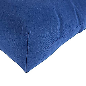 Greendale Home Fashions 44-inch Outdoor Swing/Bench Cushion, 1 Count (Pack of 1), Blue